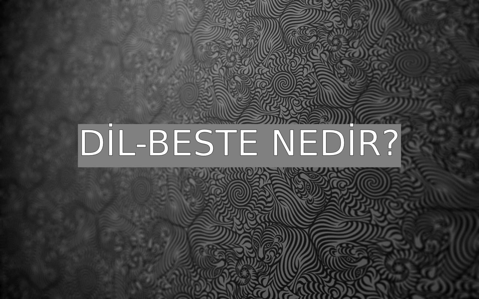 Dil-beste Nedir? - Ne Demek - Zıt Anlamı - Eş Anlamı
