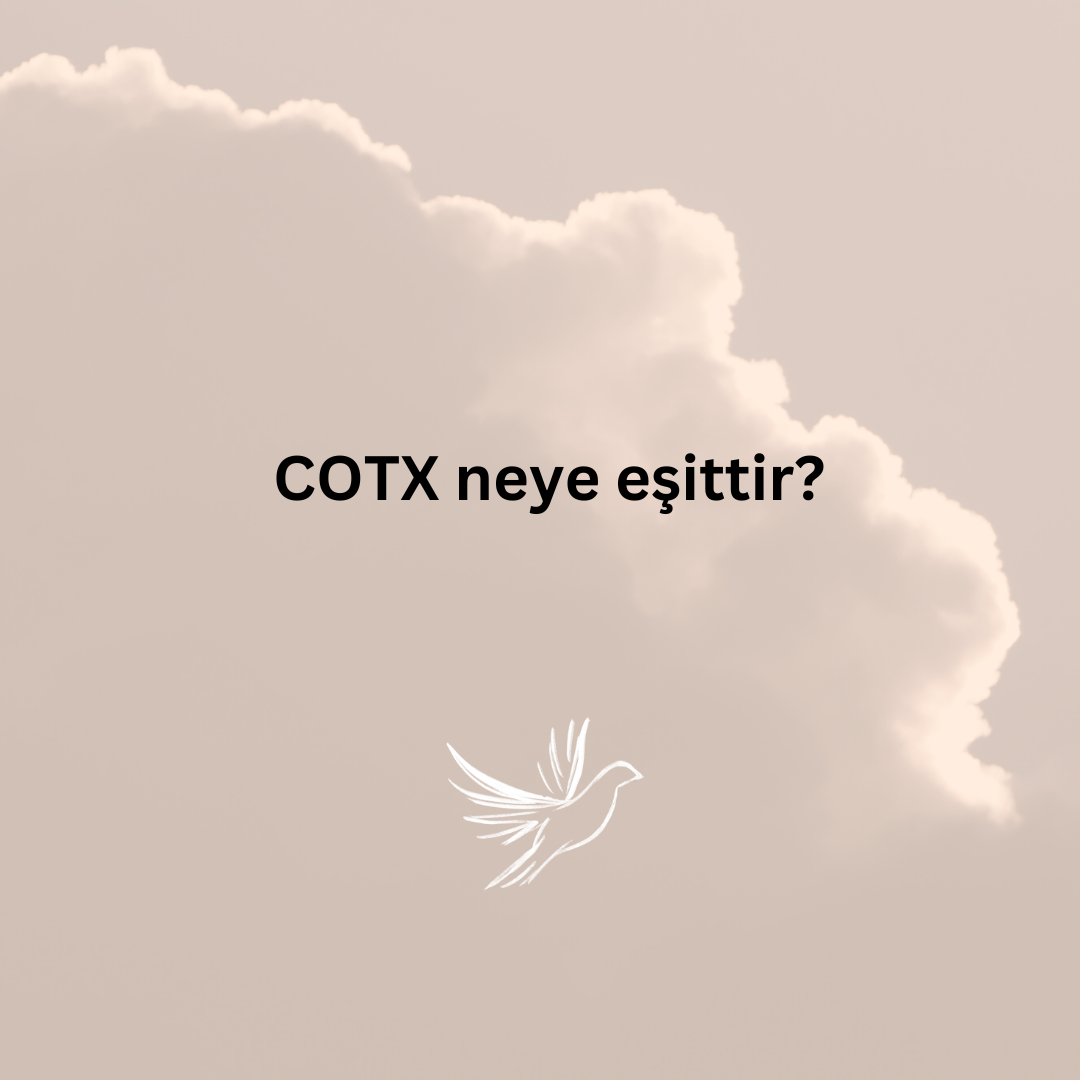COTX neye eşittir? - Ne Demek - Zıt Anlamı - Eş Anlamı