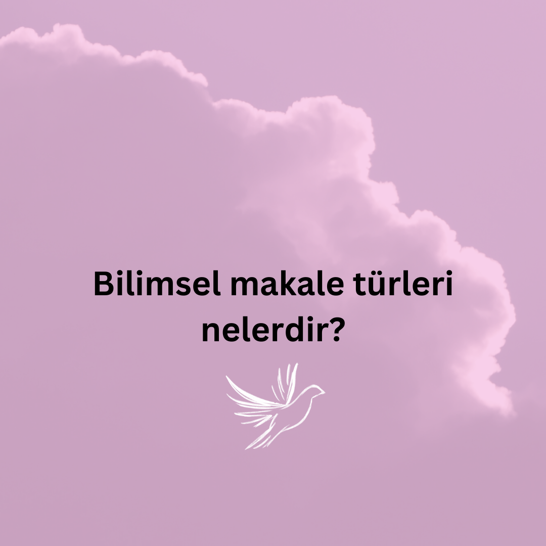 Bilimsel makale türleri nelerdir? | Kelime Bulucu-Kelimelik Bulucusu-Nedir Nedemek -Zıt Anlamı ...