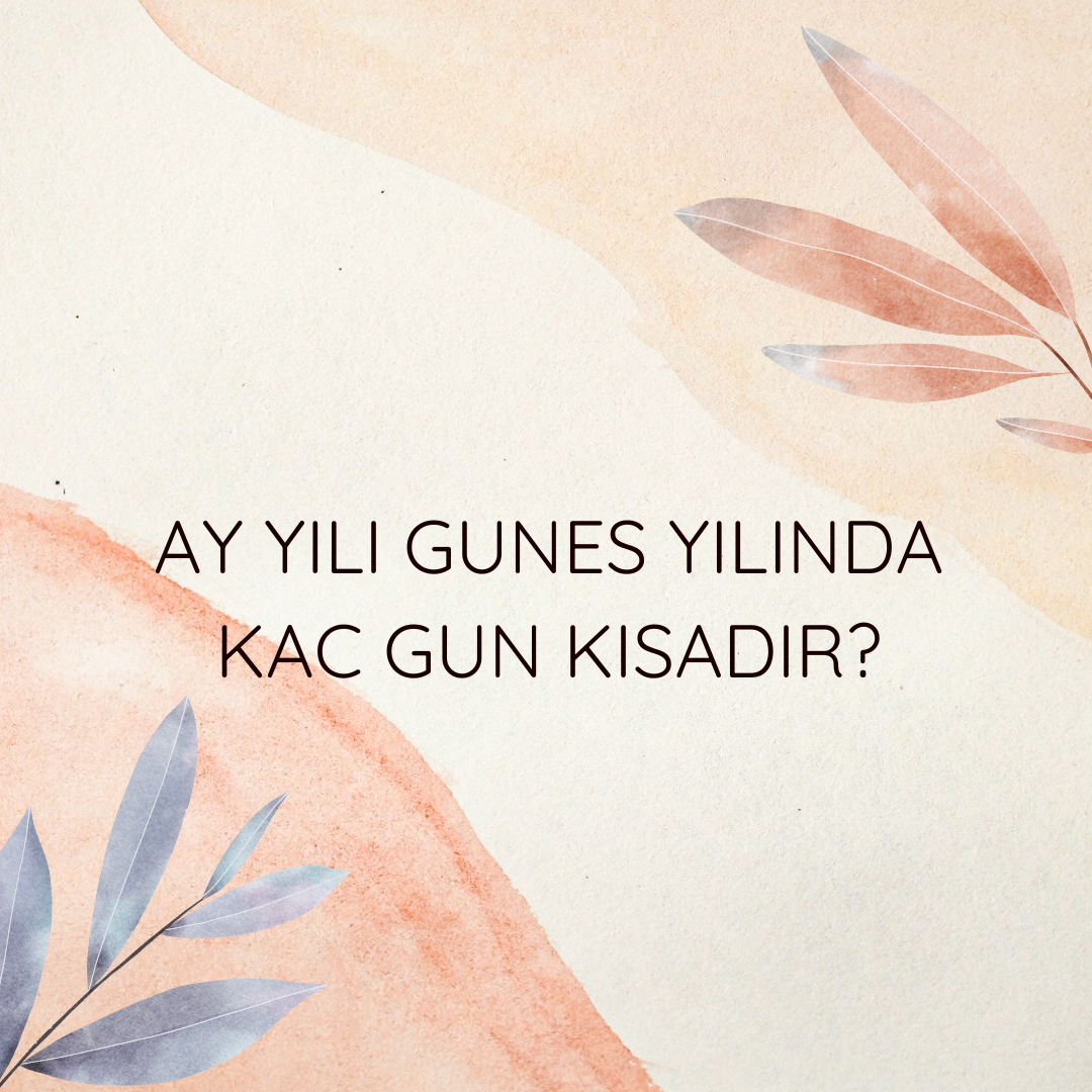 AY YILI gunes yilinda kac gun Kisadir? | Kelime Bulucu-Kelimelik ...