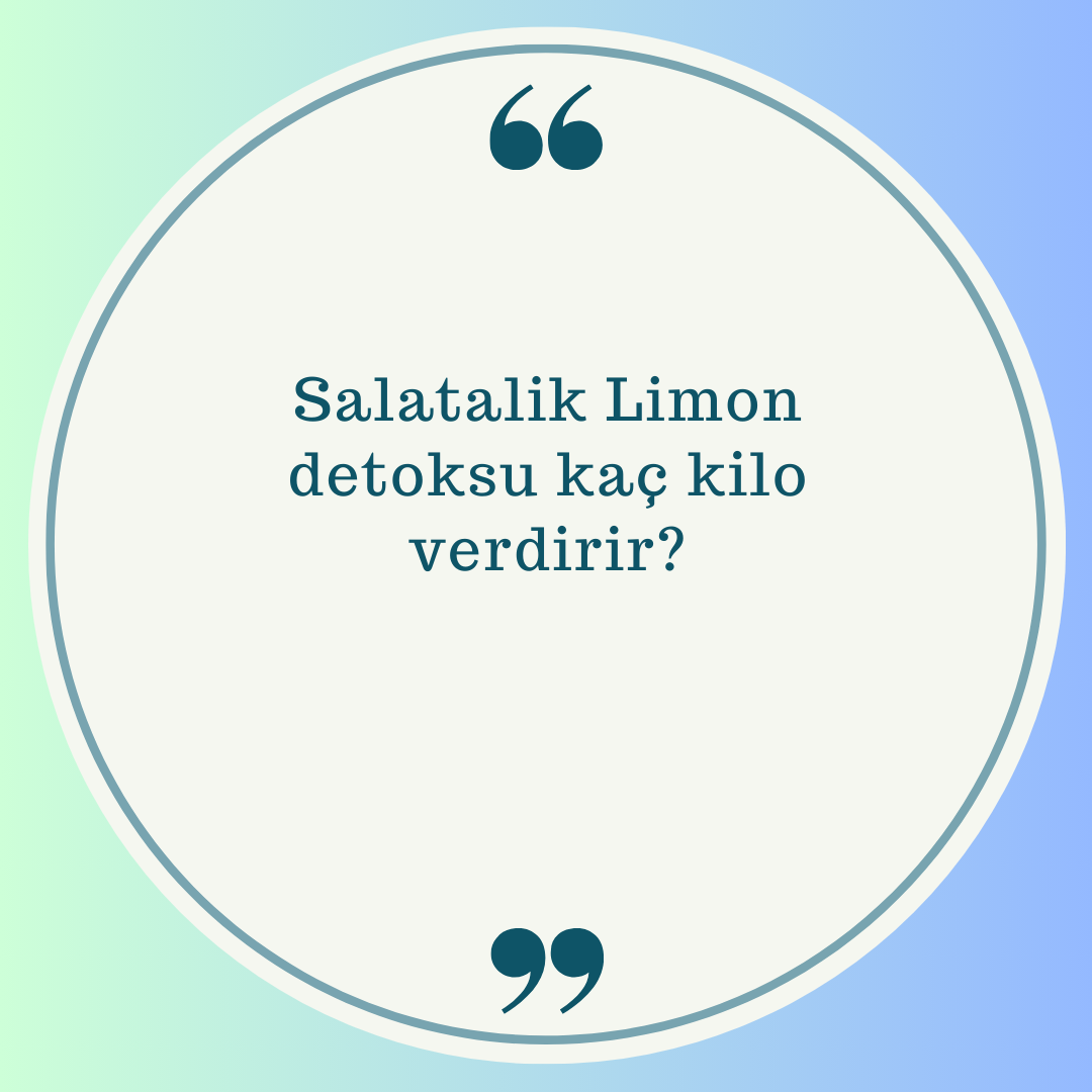 Salatalik Limon detoksu kaç kilo verdirir? - Ne Demek - Zıt Anlamı - Eş ...