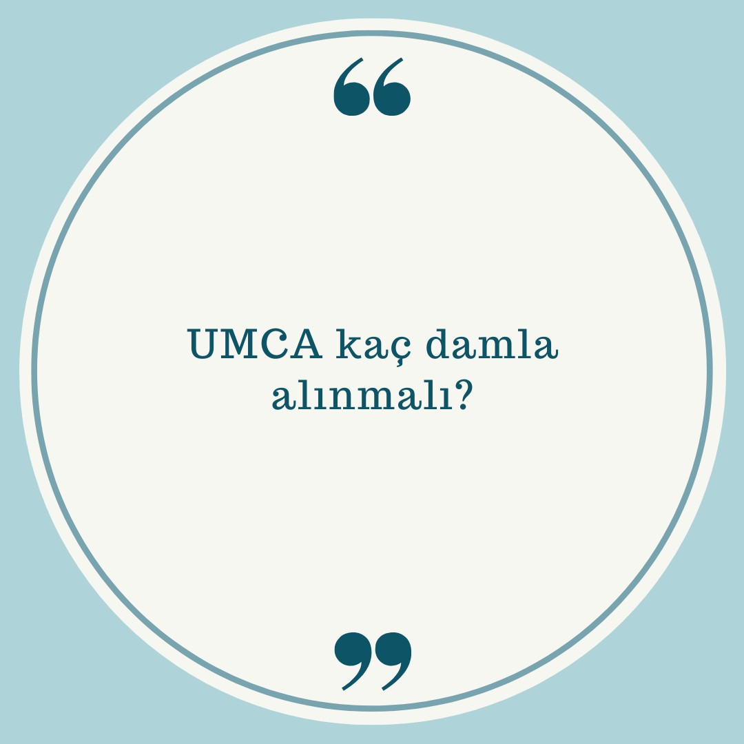 UMCA kaç damla alınmalı? | Kelime Bulucu-Kelimelik Bulucusu-Nedir ...