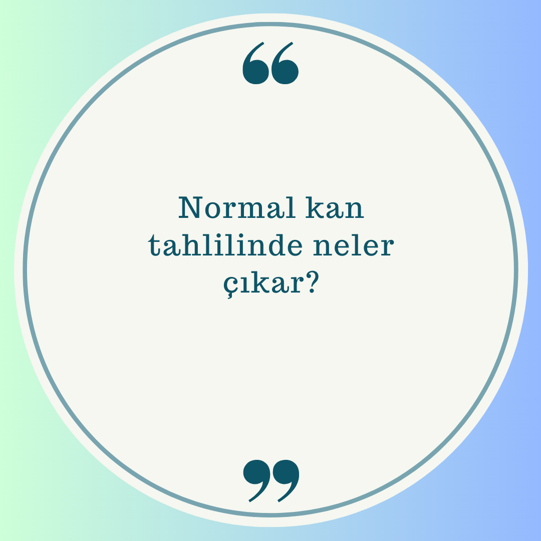 Normal kan tahlilinde neler çıkar? | Kelime Bulucu-Kelimelik Bulucusu ...