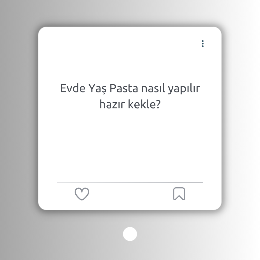 Evde Yaş Pasta nasıl yapılır hazır kekle? | Kelime Bulucu-Kelimelik ...