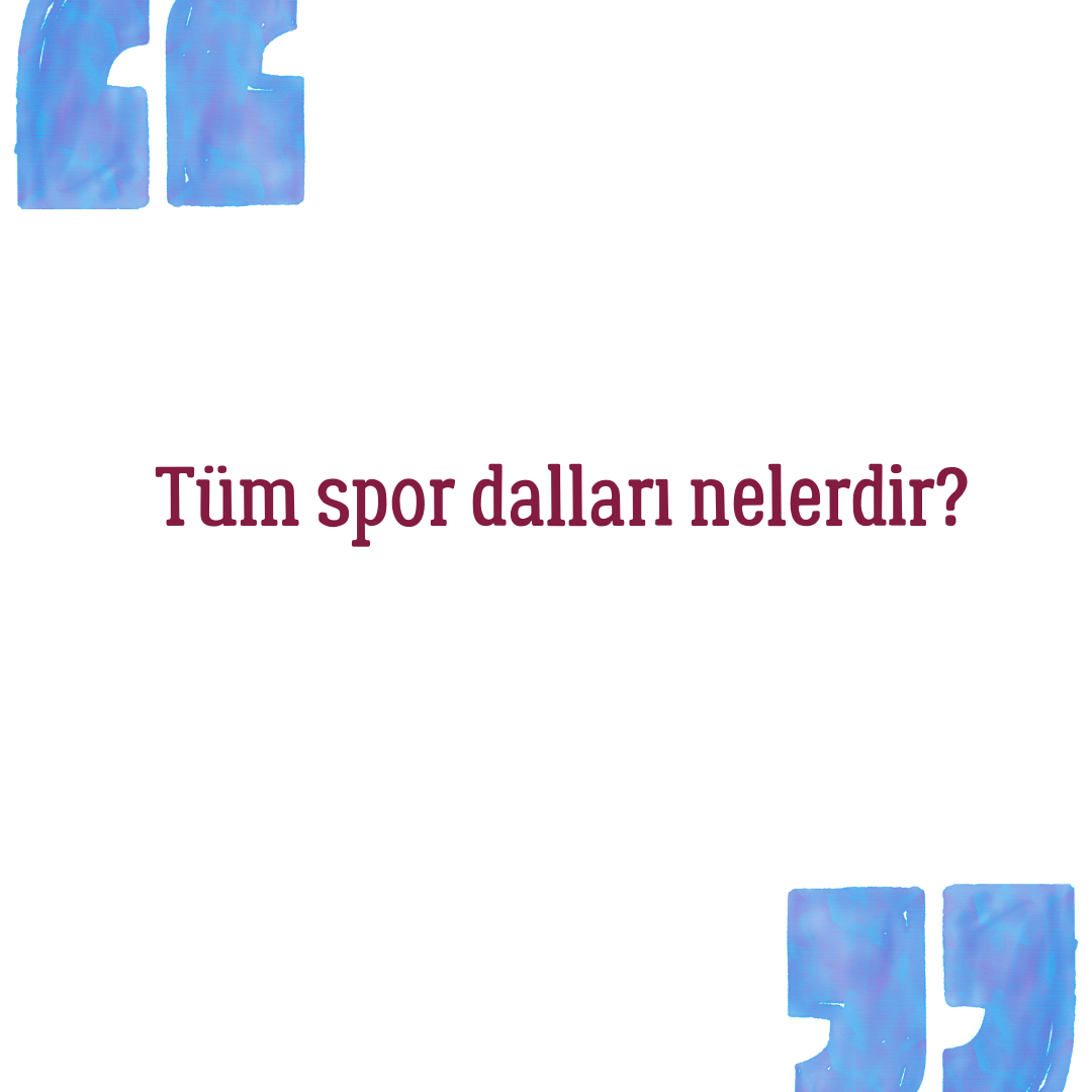 Tüm spor dalları nelerdir? | Kelime Bulucu-Kelimelik Bulucusu-Nedir ...