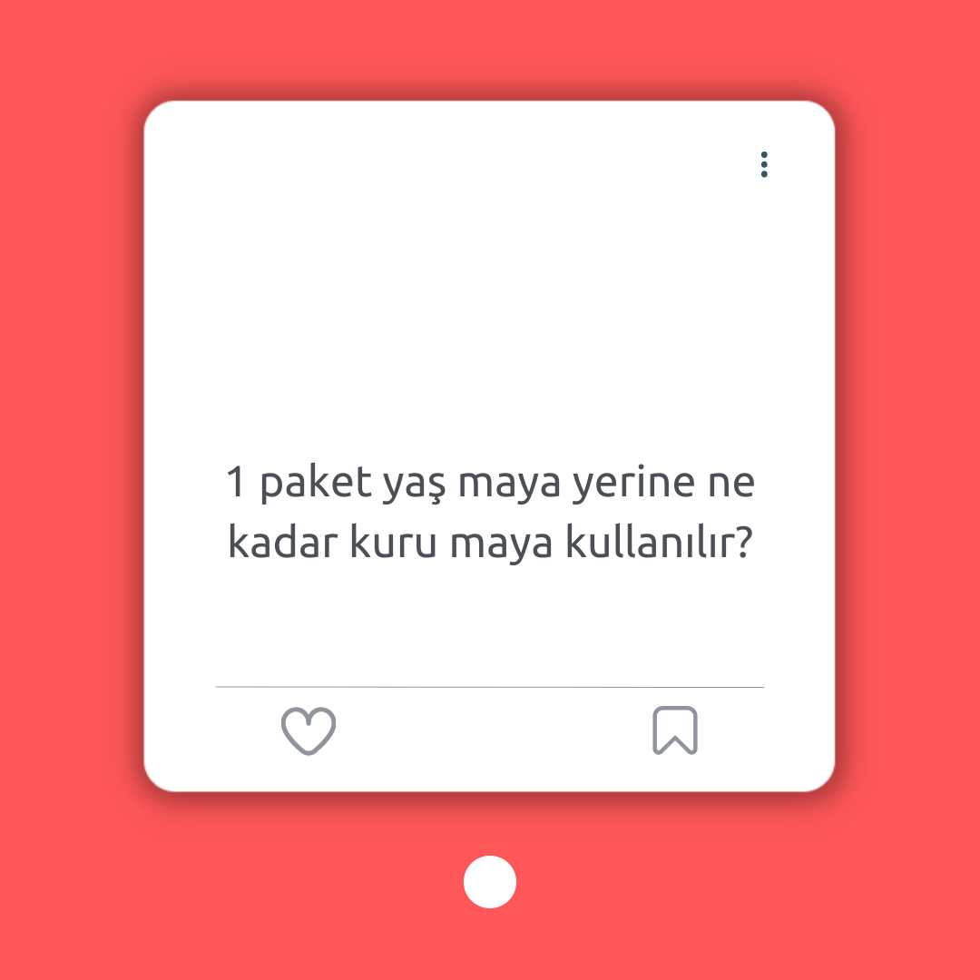 1 paket yaş maya yerine ne kadar kuru maya kullanılır? | Kelime Bulucu ...