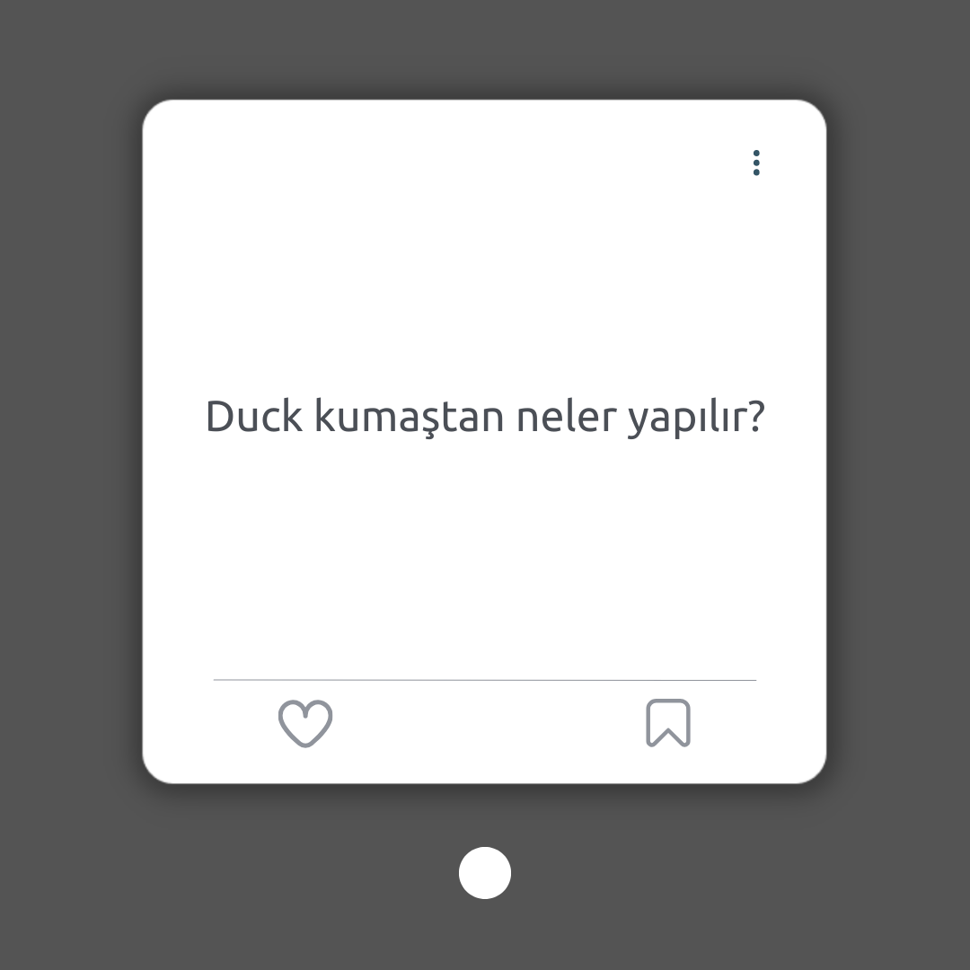 Duck kumaştan neler yapılır? - Ne Demek - Zıt Anlamı - Eş Anlamı
