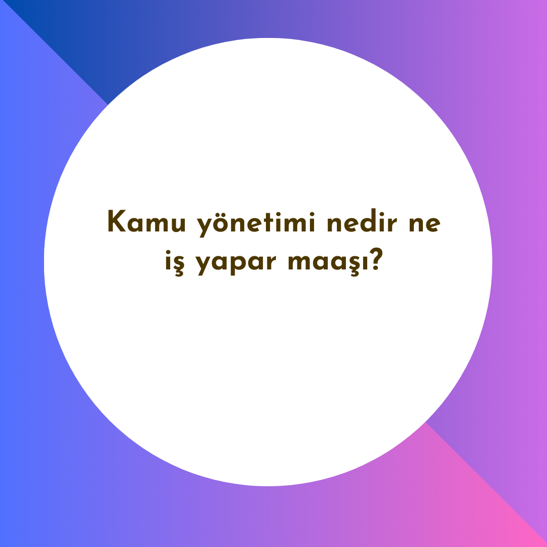 Kamu yönetimi nedir ne iş yapar maaşı? | Kelime Bulucu-Kelimelik Bulucusu-Nedir Nedemek -Zıt ...