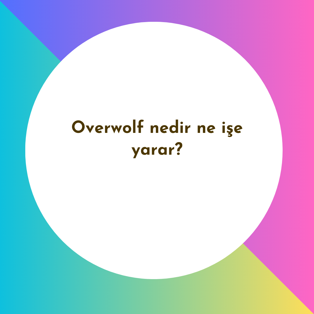 Overwolf nedir ne işe yarar? | Kelime Bulucu-Kelimelik Bulucusu-Nedir Nedemek -Zıt Anlamı-Eş Anlamı