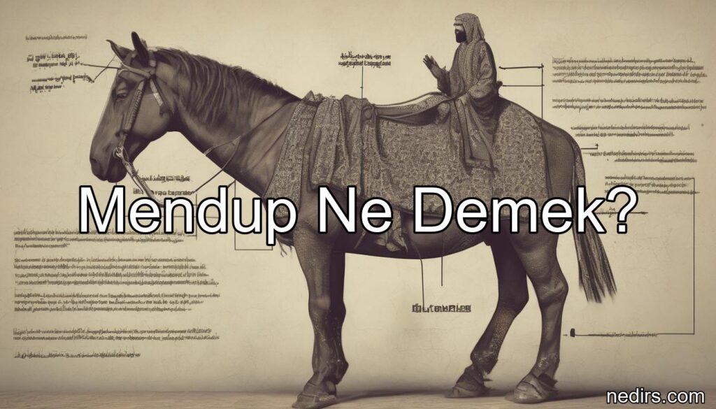 Mendup Ne Demek? Anlamı ve Örnekler